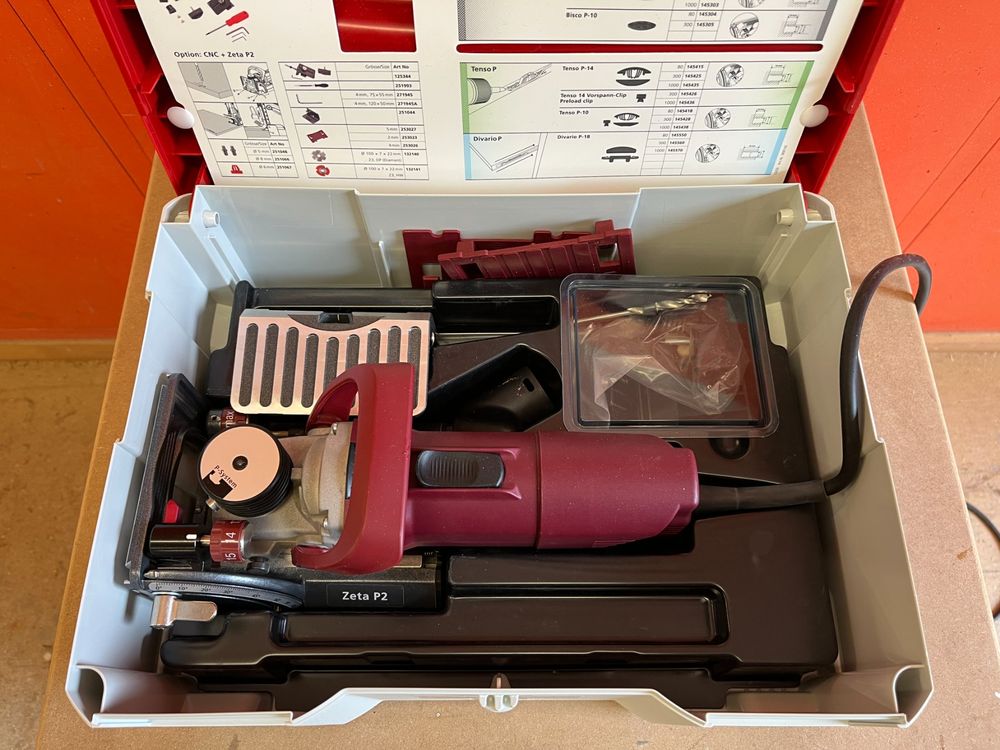 Lamello Nutfräsmaschine Zeta P2 (Gebraucht) in für CHF 685 – nur Abholung auf Ricardo kaufen