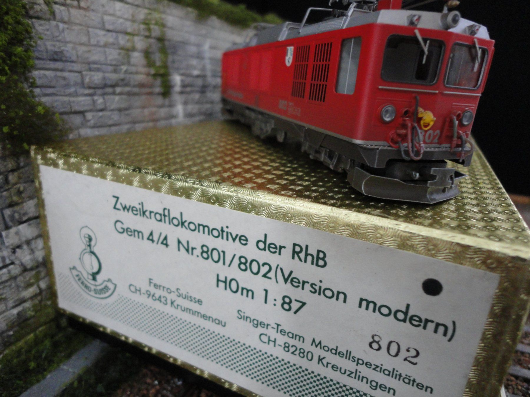 Ferro Suisse HOm, RhB, Zweikraftlokomotive, Gem 4/4, No: 802 (Gebraucht) in Pfäffikon SZ für CHF ...