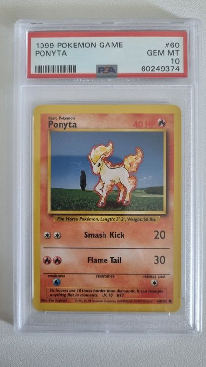 PSA 10 Pokemon Ponyta Base Set / GEM MINT | Kaufen auf Ricardo