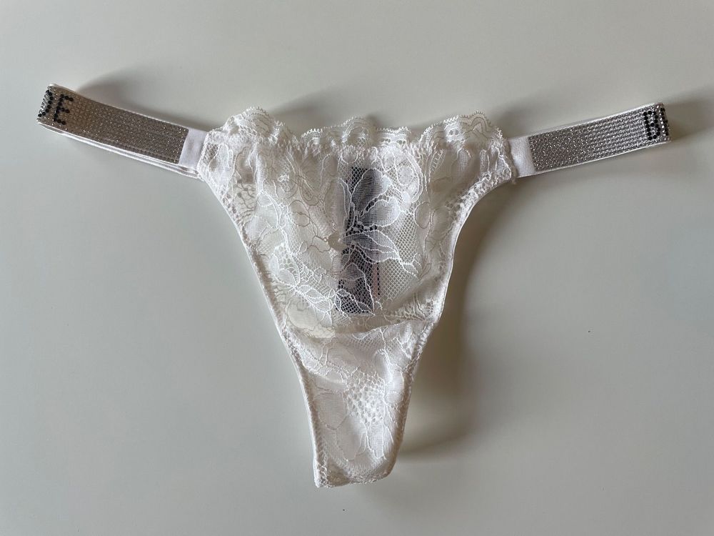 Victoria’s Secret Bride Shine Strap Lace Thong S NEW | Kaufen auf Ricardo