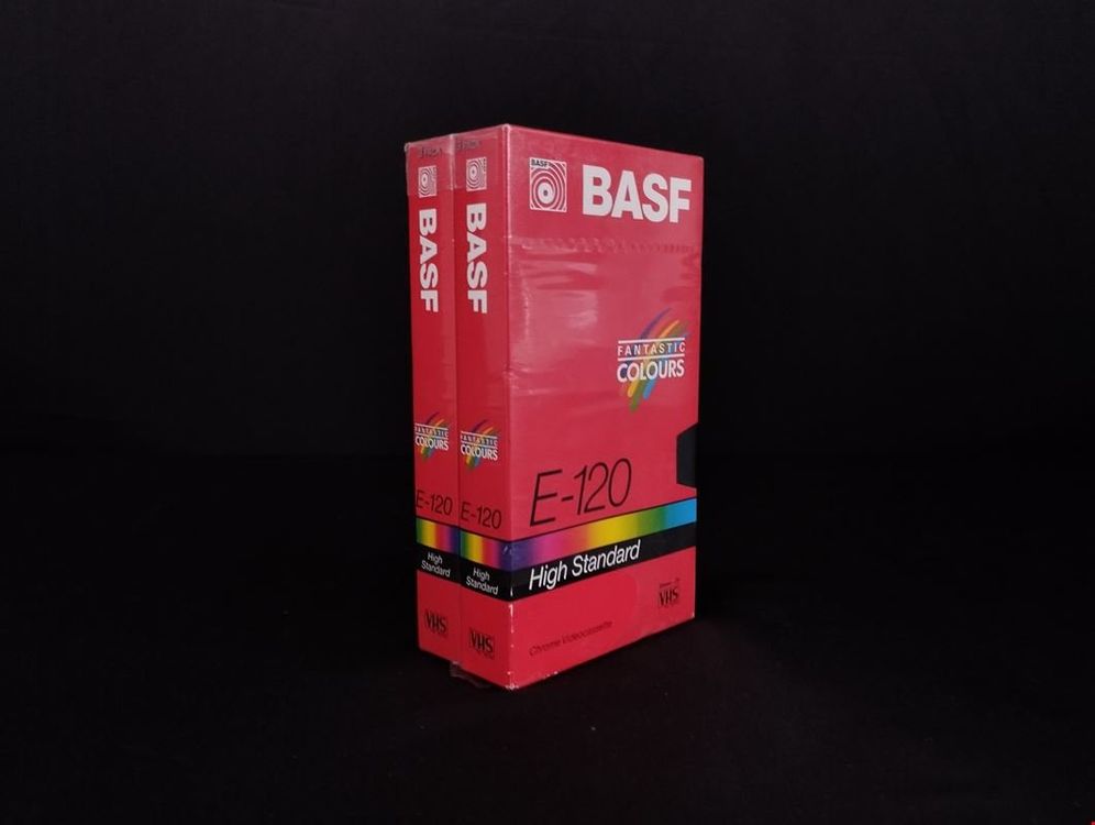 BASF VHS-Videokassetten unbespielt 2 Stk. (Neu und originalverpackt) in ...