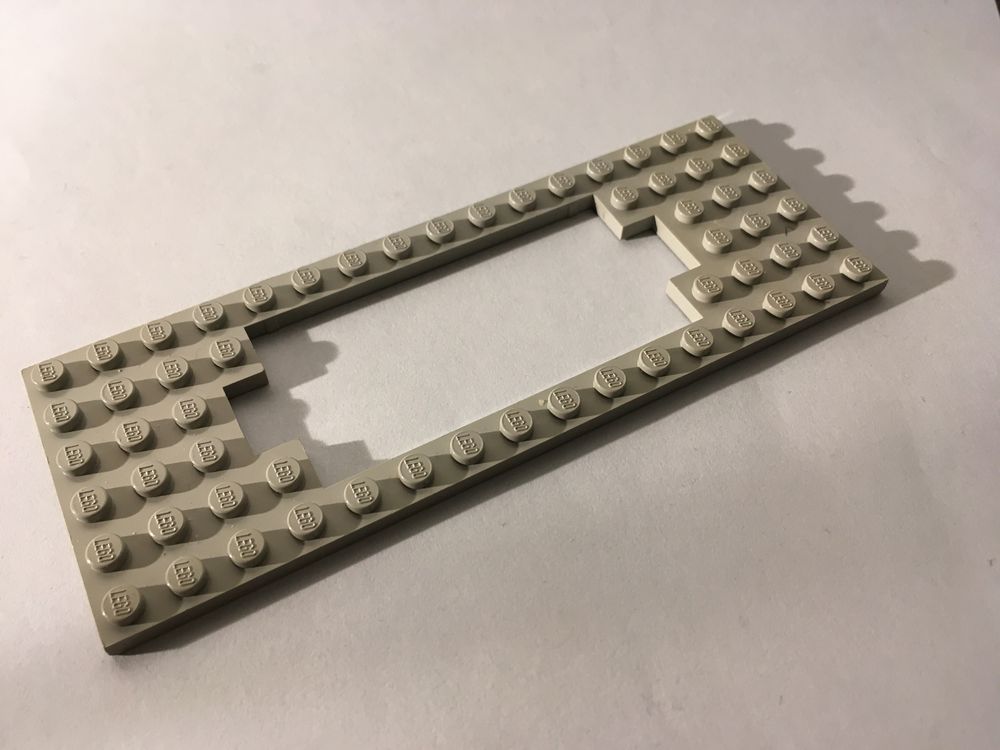 Lego 3058a 1x Platte 6 x 16 grau ca 1968 cutout narrow used (Gebraucht ...