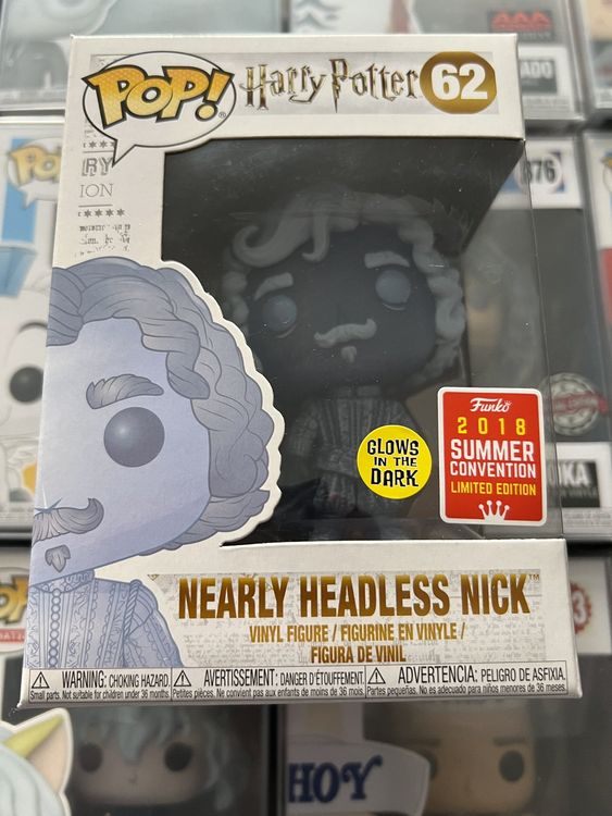 Funko POP! Harry Potter Nearly Headless Nick Edition Limitée (Neu und ...