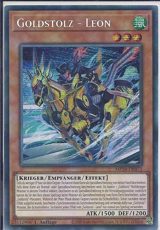 Yu-Gi-Oh! MP24-DE075 Goldstolz - Leon 1.Auflage | Kaufen auf Ricardo
