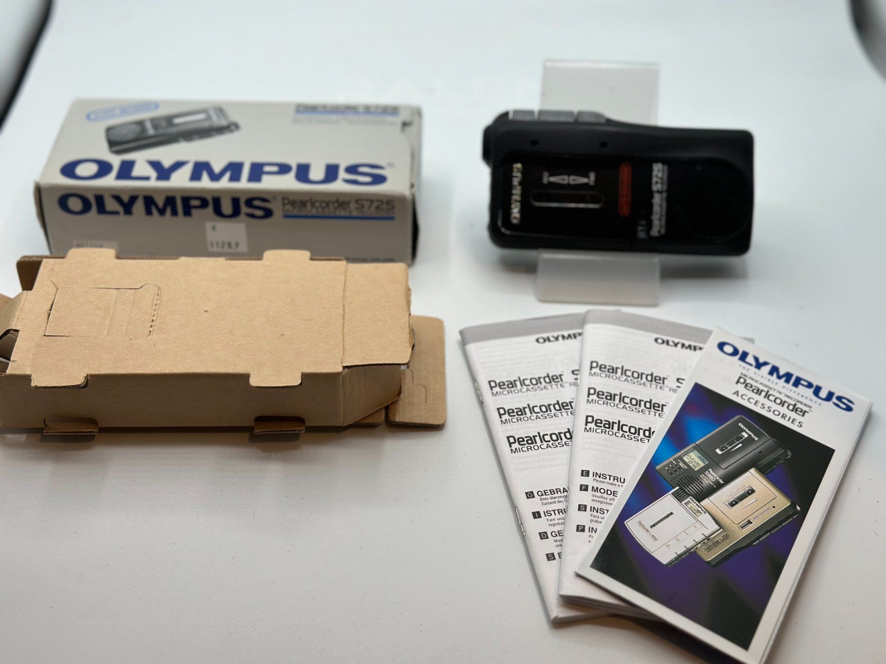 Olympus 2 Dictaphone MicroCassette micro cassette recorder (D'occasion ...