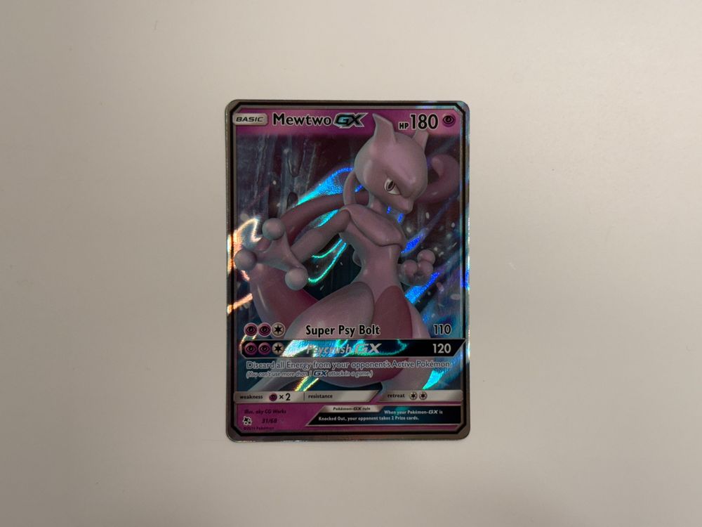 Mewtwo GX Holo EN Pokemon Hidden Fates (Neu und originalverpackt) in ...