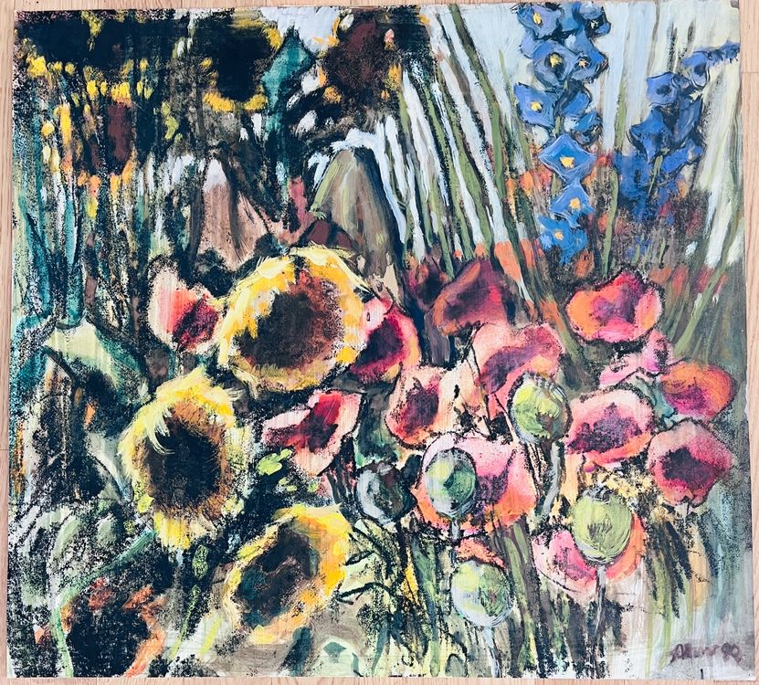 Grosse Stilleben Aquarell Unleserlich Signiert | Kaufen auf Ricardo