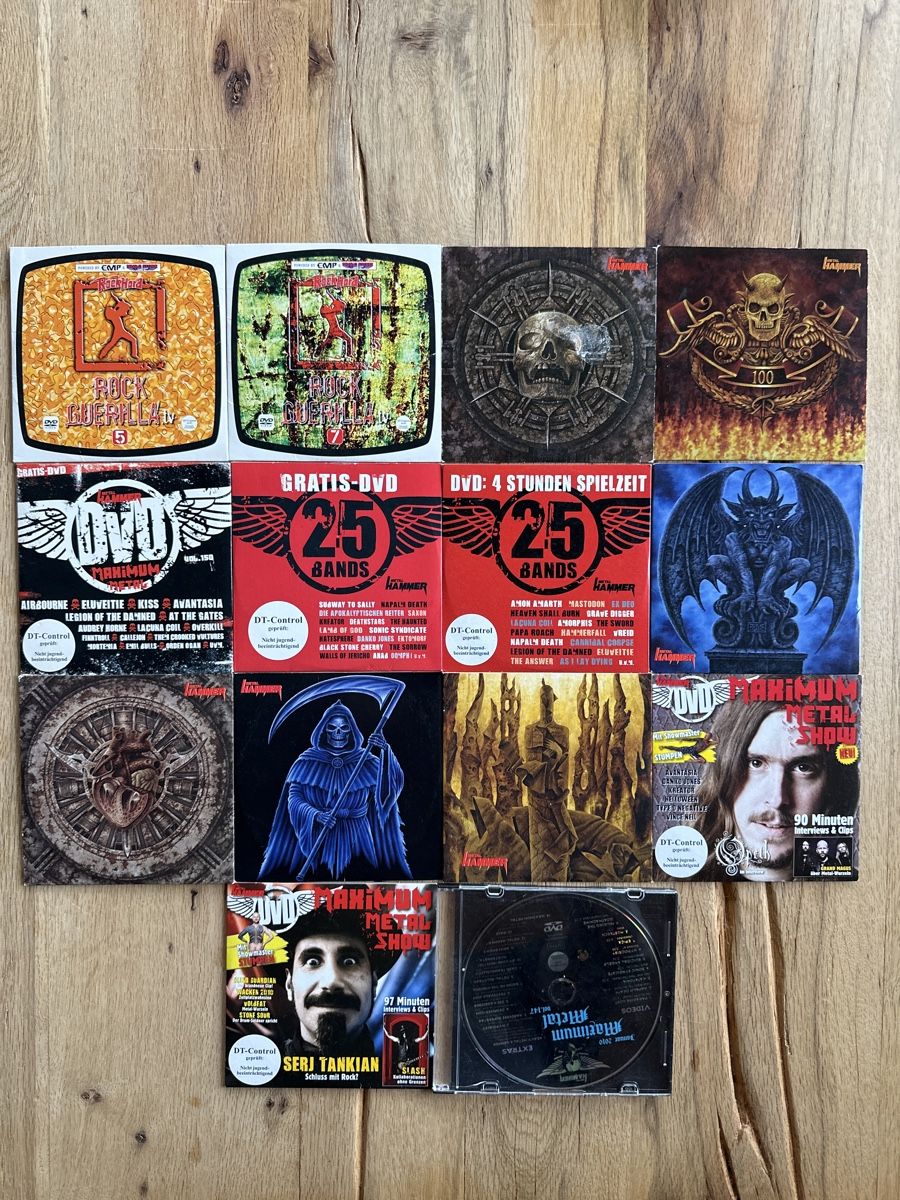 Maximum Metal & Rock Hard DVD Sammlung (Gebraucht) in Niederwil SG für ...