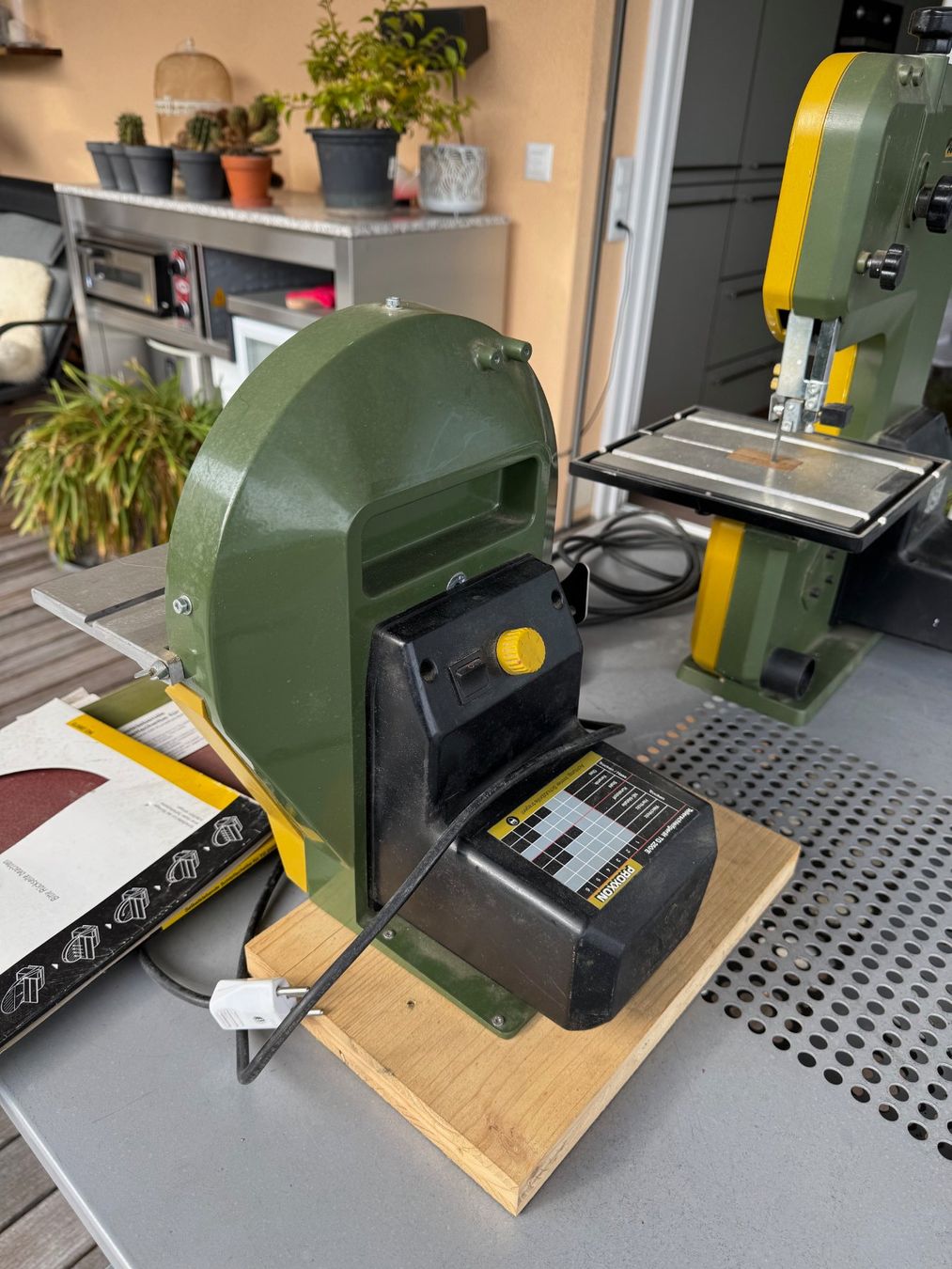 PROXXON Bandsäge MBS230/E - Tellerschleifgerät TG230/E (Gebraucht) in ...