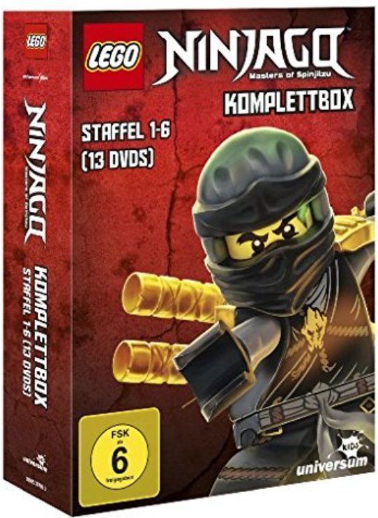 Lego Ninjago Komplettbox - Staffel 1-6 13 DVDs (Neu und ...