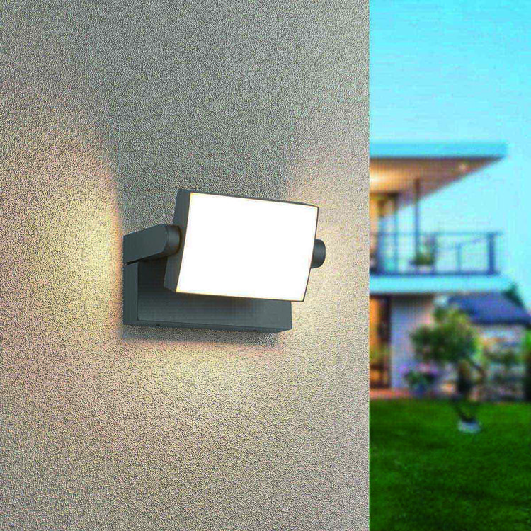 LED Aussen Wandleuchte, 20 cm x 10 cm (Neu (gemäss Beschreibung)) in ...