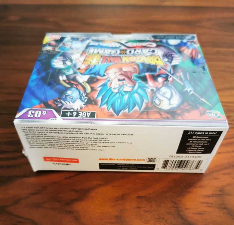 Dragonball Cross Worlds Booster Display + SCR Goku PSA 10 (Neu und ...