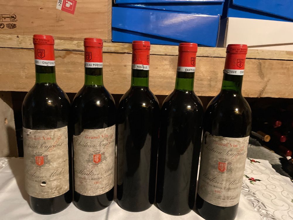 5 Flasche Rotwein Château Poujeaux 1967 (Gebraucht) in Luzern für CHF ...