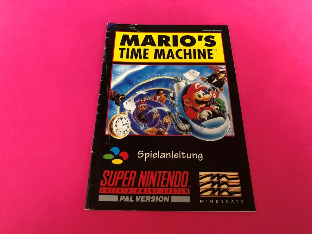 ANLEITUNG FÜR MARIOS TIME MACHINE SUPER NINTENDO (Gebraucht) in ...