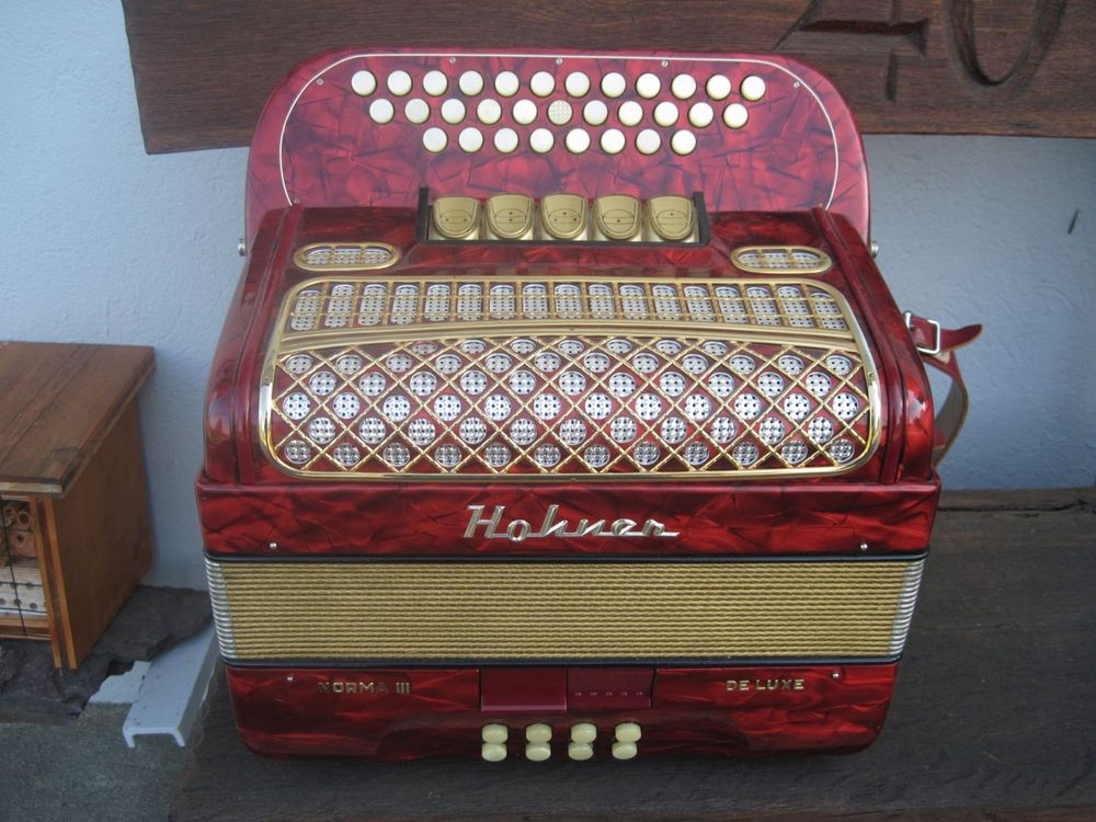 Handorgel Hohner Norma III de Luxe (Gebraucht) in Seon für CHF 105 – nur Abholung auf Ricardo kaufen