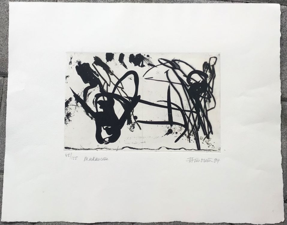 Francine SIMONIN (1936-2020) Radierung Handsigniert (Gebraucht) in Root ...
