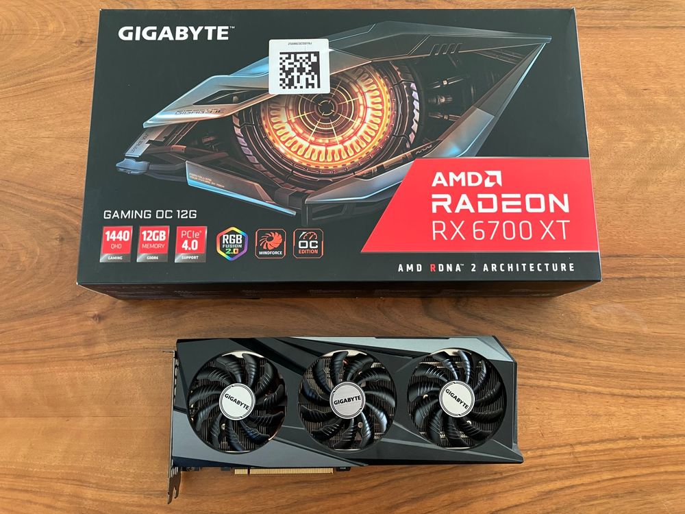 AMD Radeon RX 6700 XT Gigabyte GAMING OC 12 GB GDDR6 (Gebraucht) in ...