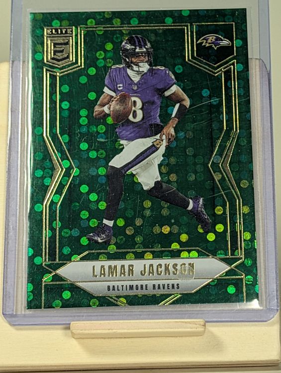 Lamar Jackson Elite Football Card - Baltimore Ravens 2025 (Neu (gemäss ...