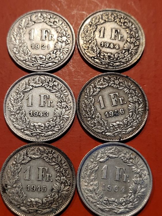 Diverse 1 Franken Silber | Kaufen auf Ricardo