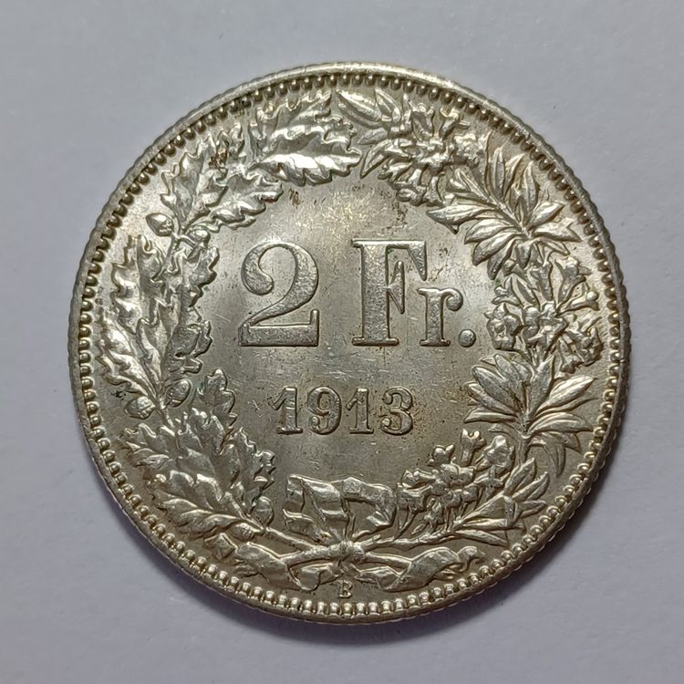 2 Franken 1913 vz-unz (Gebraucht) in Pfäffikon ZH für CHF 200 – mit Lieferung auf Ricardo kaufen