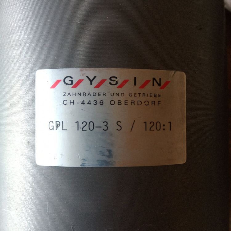 GYSIN Planetengetriebe 120:1 Dauer-Drehmoment 350Nm (Gebraucht) in ...