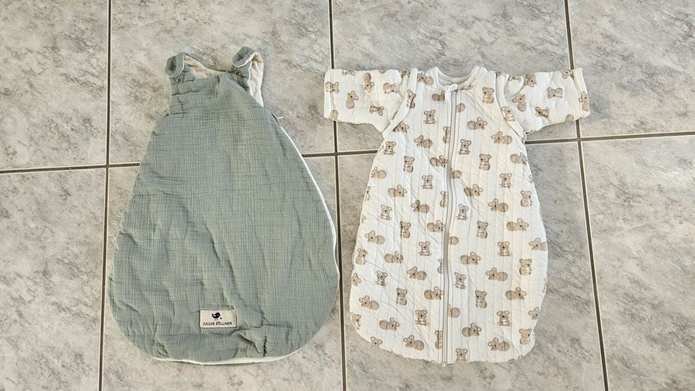 2 x Babyschlafsack 60 bis 62cm Julius Zöllner und C&A (Gebraucht) in ...
