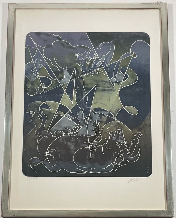 Hans Erni (1909-2015) Lithographie Handsigniert | Kaufen auf Ricardo