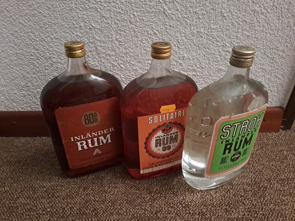 Inländer Rum, Solitaire & Stroh 80% - Raritäten Set! (Gebraucht) in ...