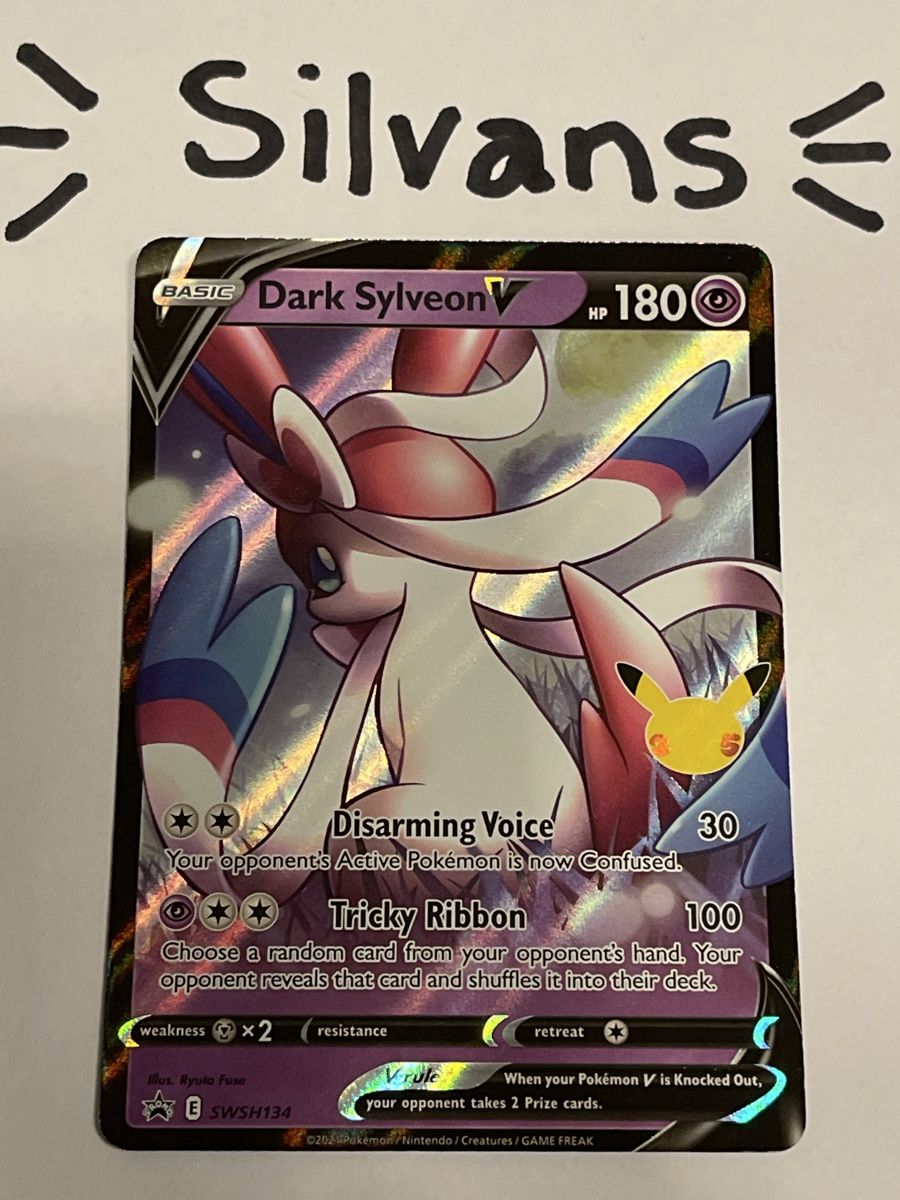 Dark Sylveon V Black Star Promo SWSH134 Englisch (Neu (gemäss ...