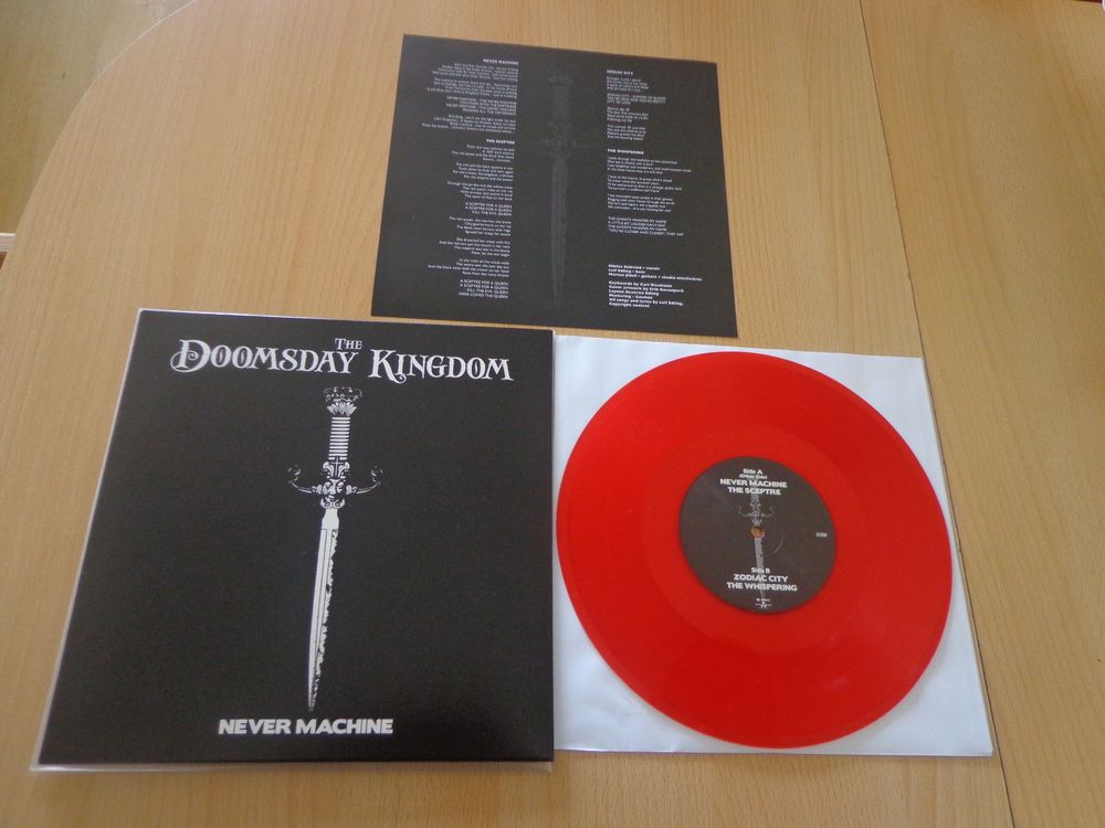 The Doomsday Kingdom-Never Machine 10'' Red Vinyl Candlemass (Neu ...