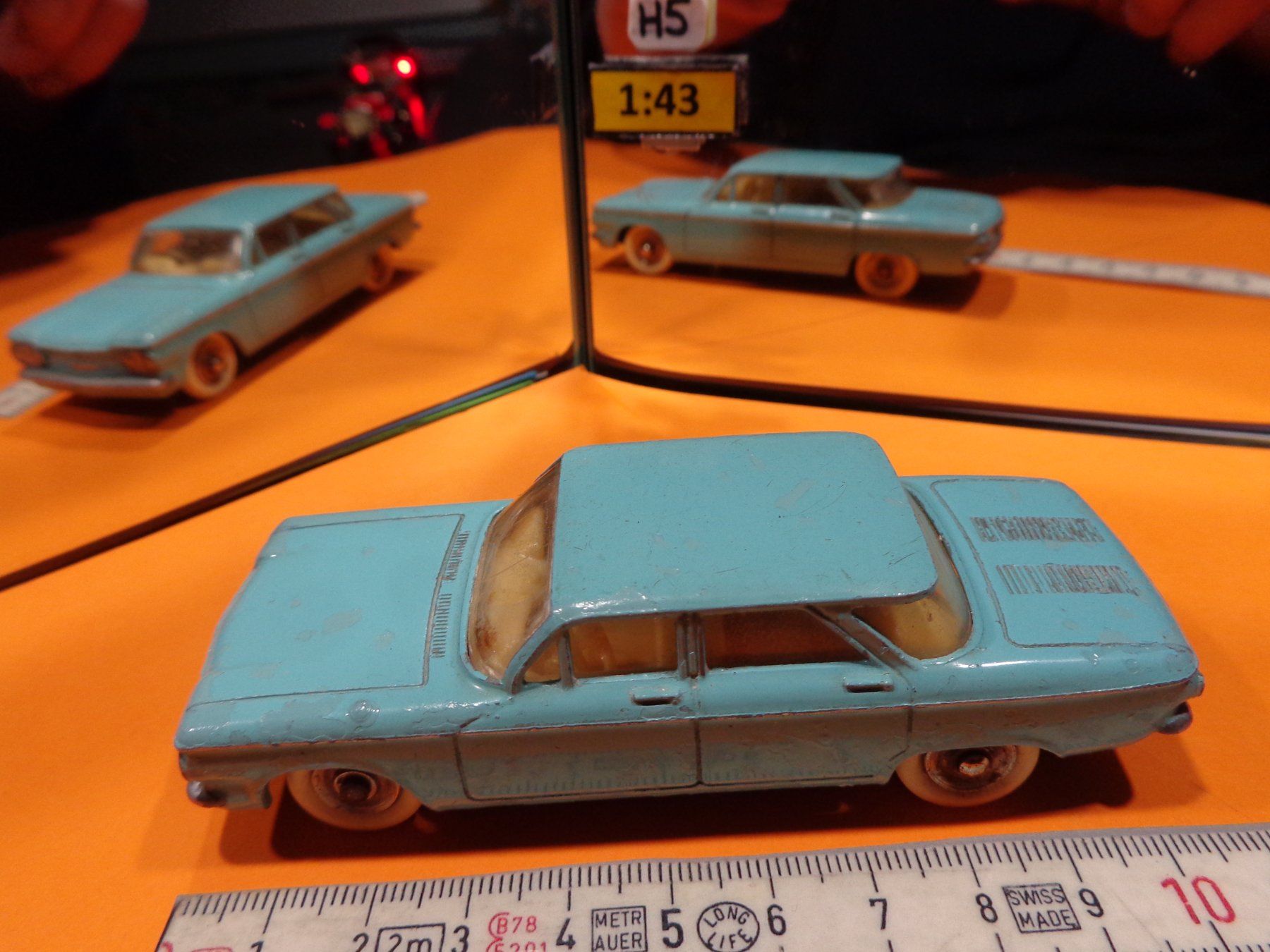 Chevrolet Corvair 1:43 (ohne Box) Dinky No.552 H5 (Gebraucht) in ...