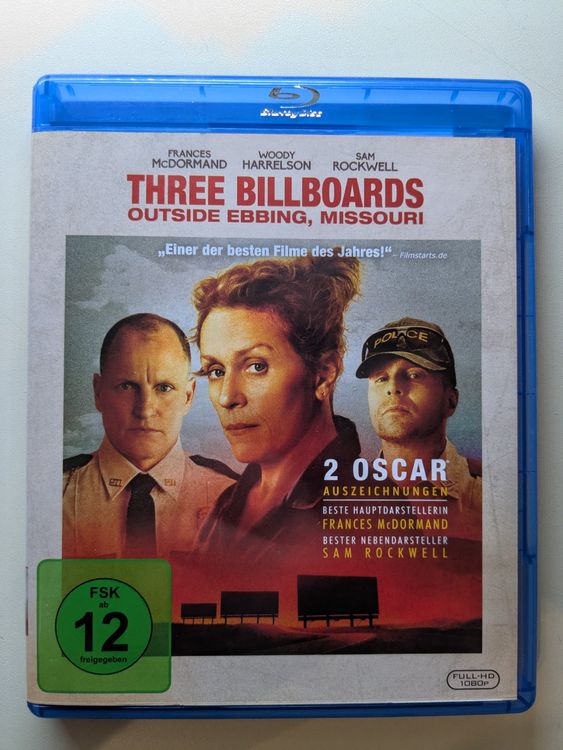 Three Billboards Outside Ebbing, Missouri [Blu-ray] | Kaufen auf Ricardo