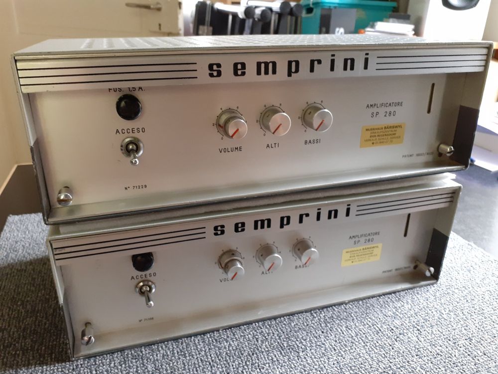 2 Verstärker "Semprini SP 280" (Gebraucht) in Zürich für CHF 120 – nur ...