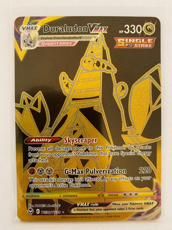 Pokemon Duraludon VMax TG30/TG30 Silver Tempest EN (Neu (gemäss ...