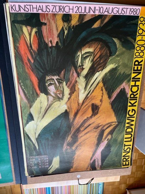 Plakat Ernst Ludwig Kirchner Kunsthaus Zürich 1980 (Gebraucht) in Altdorf UR für CHF 70 – mit ...