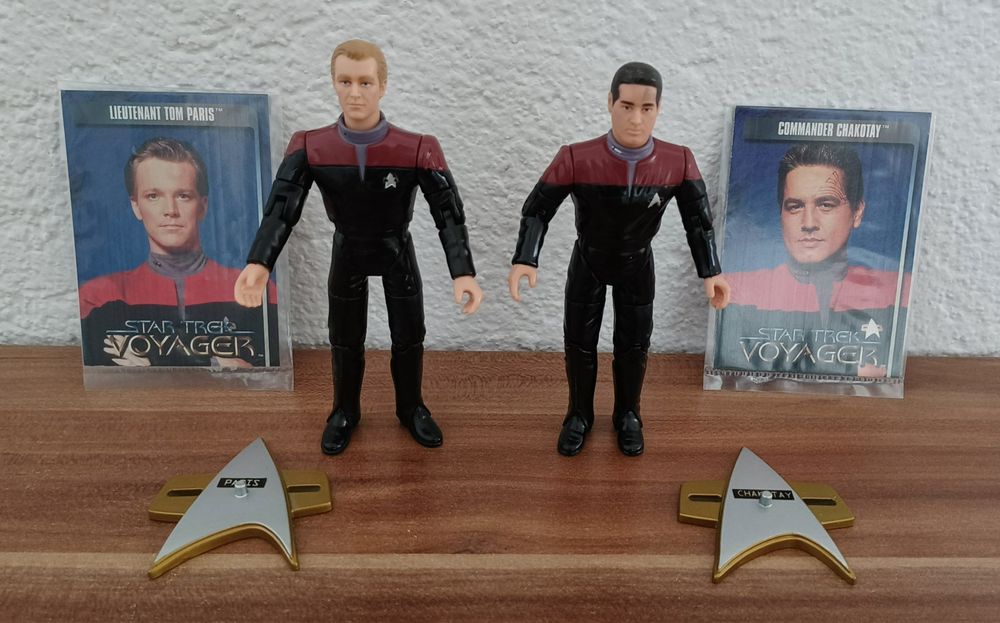 Star Trek Voyager Actionfiguren Lt Paris & Com Chakotay | Kaufen auf Ricardo