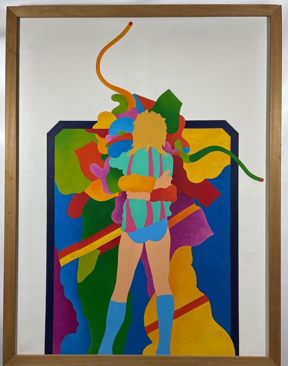 Urs Dickerhof (1941) grosses Gemälde (Gebraucht) in Root für CHF 545 – mit Lieferung auf Ricardo ...