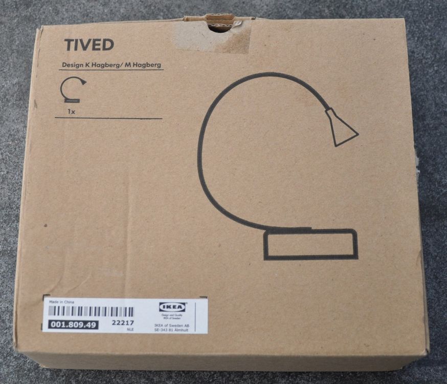 Leselampe IKEA Mod. TIVED Des.K.Hagberg, neu, orig.verpackt! | Kaufen ...