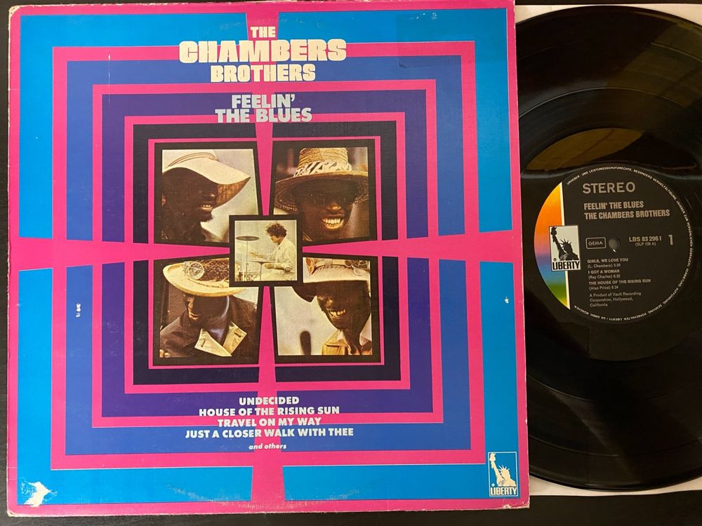 The Chambers Brothers – Feelin' The Blues [LP UK 1970] (Gebraucht) in ...