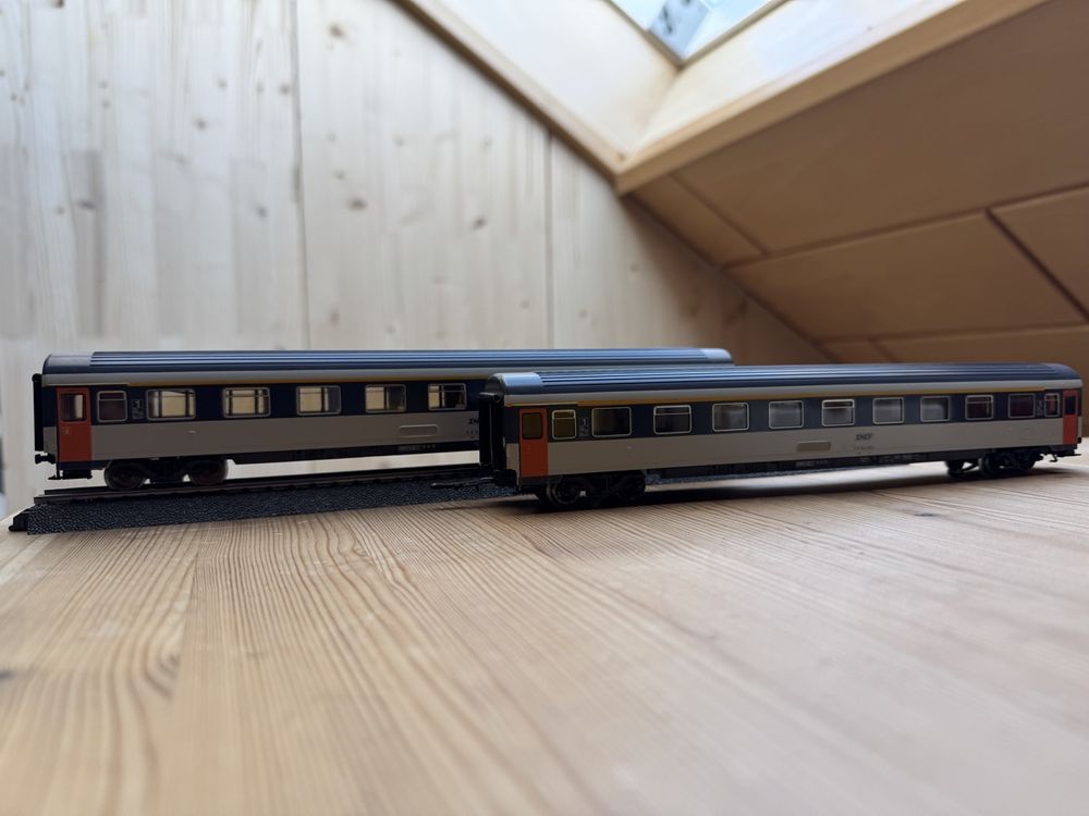 Märklin SNCF Reisezugwagen 4253 2x Beleuchtung Eurofima (Gebraucht) in ...