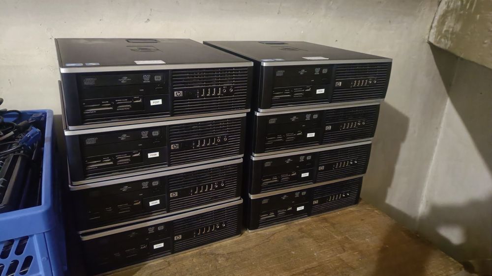8x HP Compaq 6000 Pro Small Form Factor inkl. Bildschirme | Kaufen auf ...