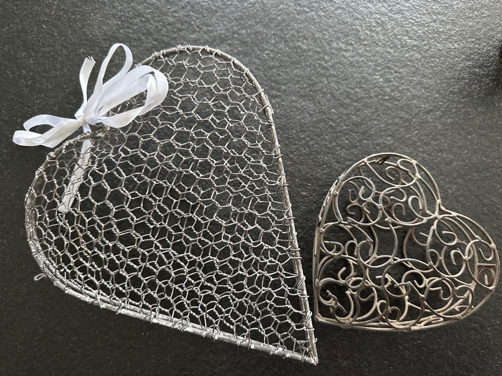 2 Deko Herzen zum Füllen | Kaufen auf Ricardo