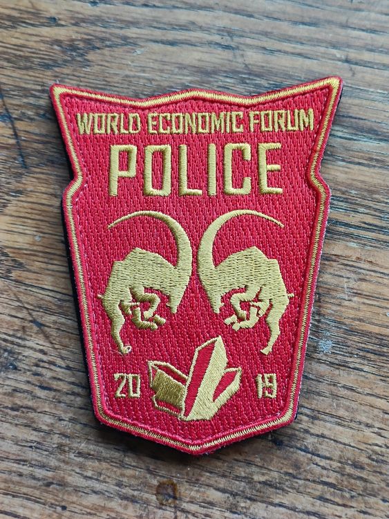 Patch / WEF POLICE - World Economic Forum 2019 (Gebraucht) in Brugg AG ...
