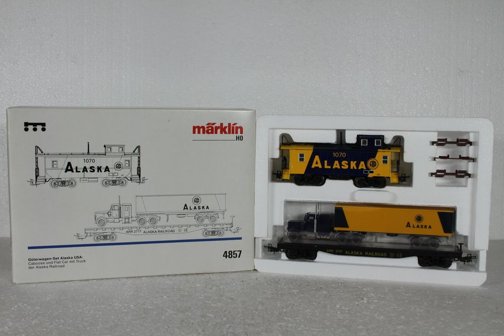 Märklin 4857 Güterwagen-Set Alaska USA (Gebraucht) in Triesen für CHF ...