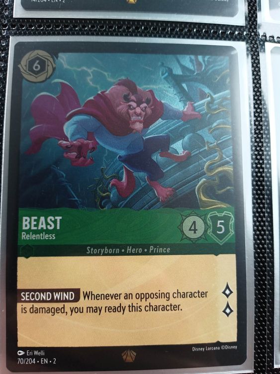 Beast Relentless Holo Legendary - Lorcana Floodborn ENGLISCH | Kaufen ...