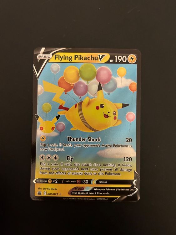 Flying Pikachu V / Nr.06/25 / Celebration EN ab 1.- (Gebraucht) in ...