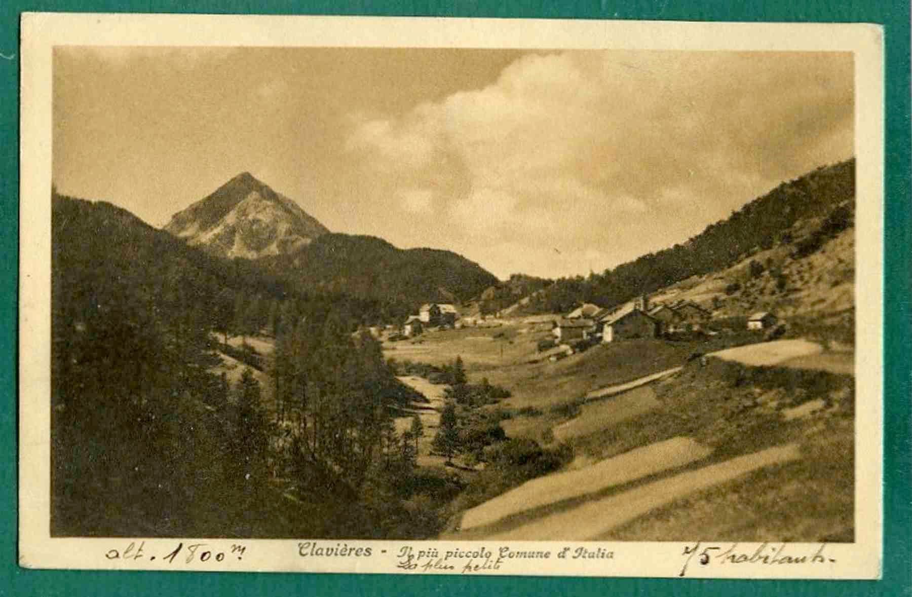 Clavière, il più piccolo Comune d'Italia, 1932, Zeitdokument (Gebraucht ...