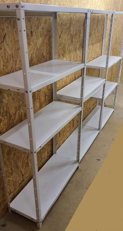 Metall Regal 3 Stück weiss ca 75x150x30 cm (Gebraucht) in Jona für CHF ...