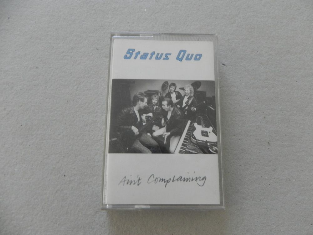 MC engl Rock Hardrock Band Status Quo 1988 Ain`t Complaining (Neu und ...