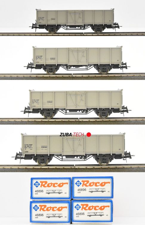 Roco 4x 46896 Hochbordwagen der SBB GS H0 mit OVP (Gebraucht) in St. Gallen für CHF 42 – mit ...